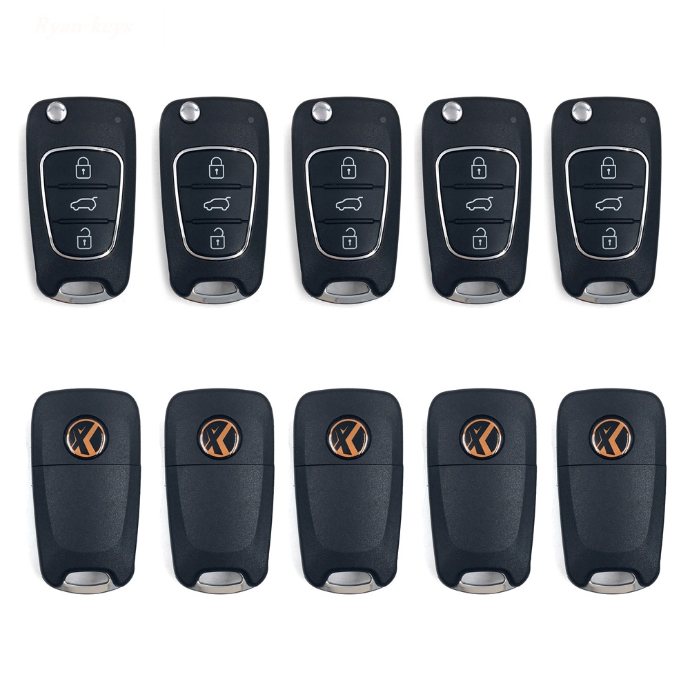 3 Buttons Universal Remote Key Fob Case for Hyundai Style for Xhorse ...