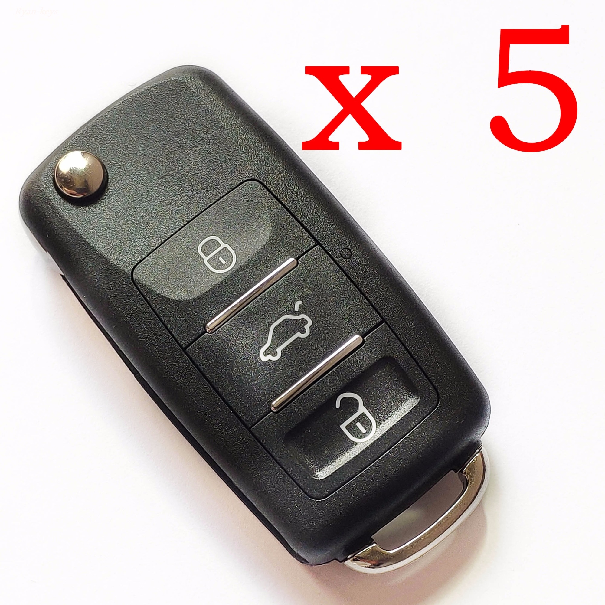 5 pieces Xhorse VVDI VW B5 New Blank Type Universal Remote Control,