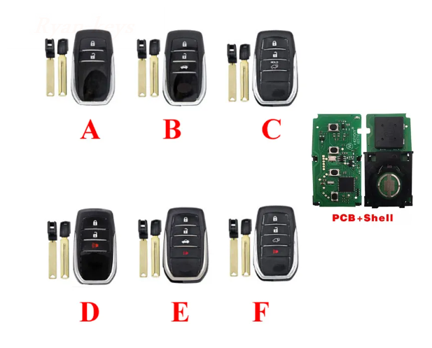 TB-01 TB01 KD Smart Key Universal Remote Control with 8A Transponder ...